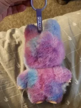 POP MART | Toys | Labubu Plush Purpleblue Fuzzy Monster Doll | Poshmark